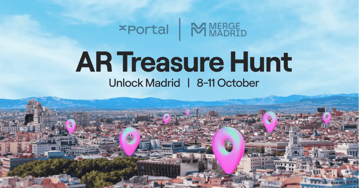 xPortal AR Treasure Hunt Experience at Merge Madrid 2024: Explore, engage, and win!
